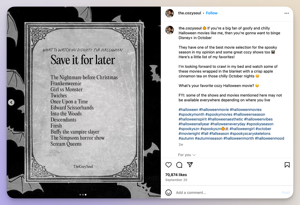 20 Halloween Social Media Post Ideas & Examples